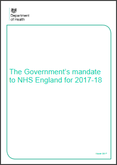The NHS Mandate 2017-18